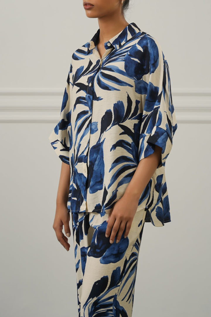 INDIGO PALM RESORT SHIRT – Lama Retail
